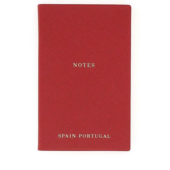 Prada | Accessories | Prada Red Leather Spainportugal Notebook | Poshmark